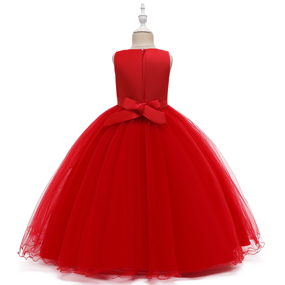 New Girls Full Length Ball Gown Dresses For Wedding Formal Holiday Par ...